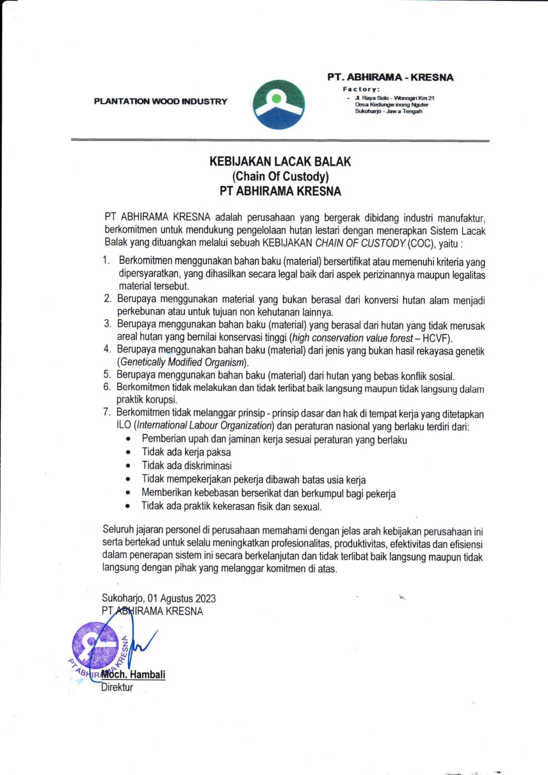 INFORMATION – Abhirama Kresna